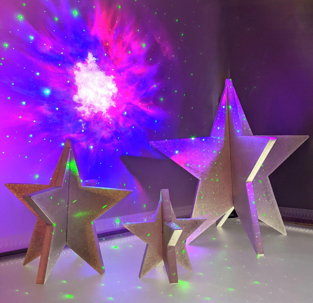 Standing Aluminum Star Set - Etsy