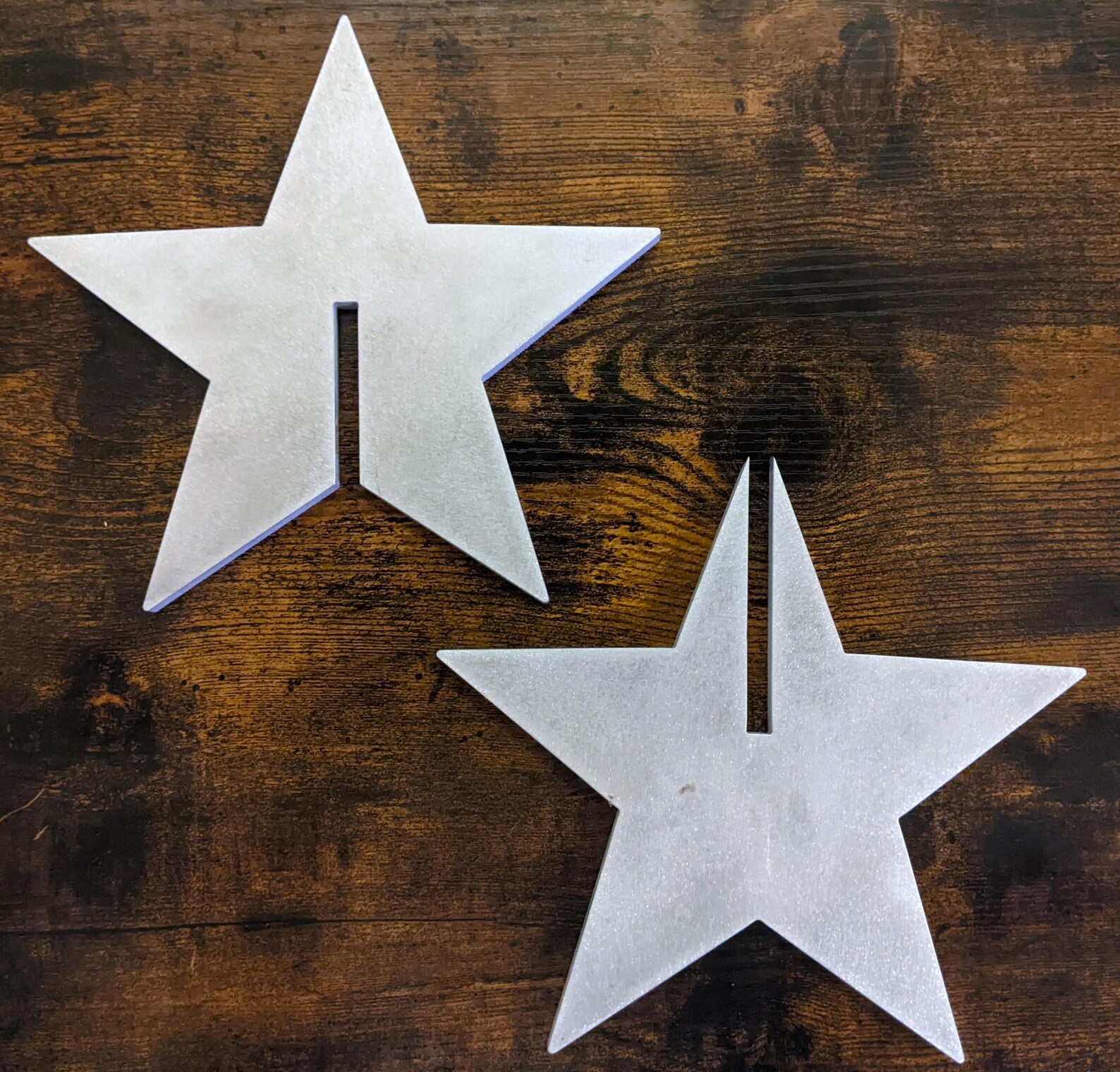 Standing Aluminum Star Set - Etsy