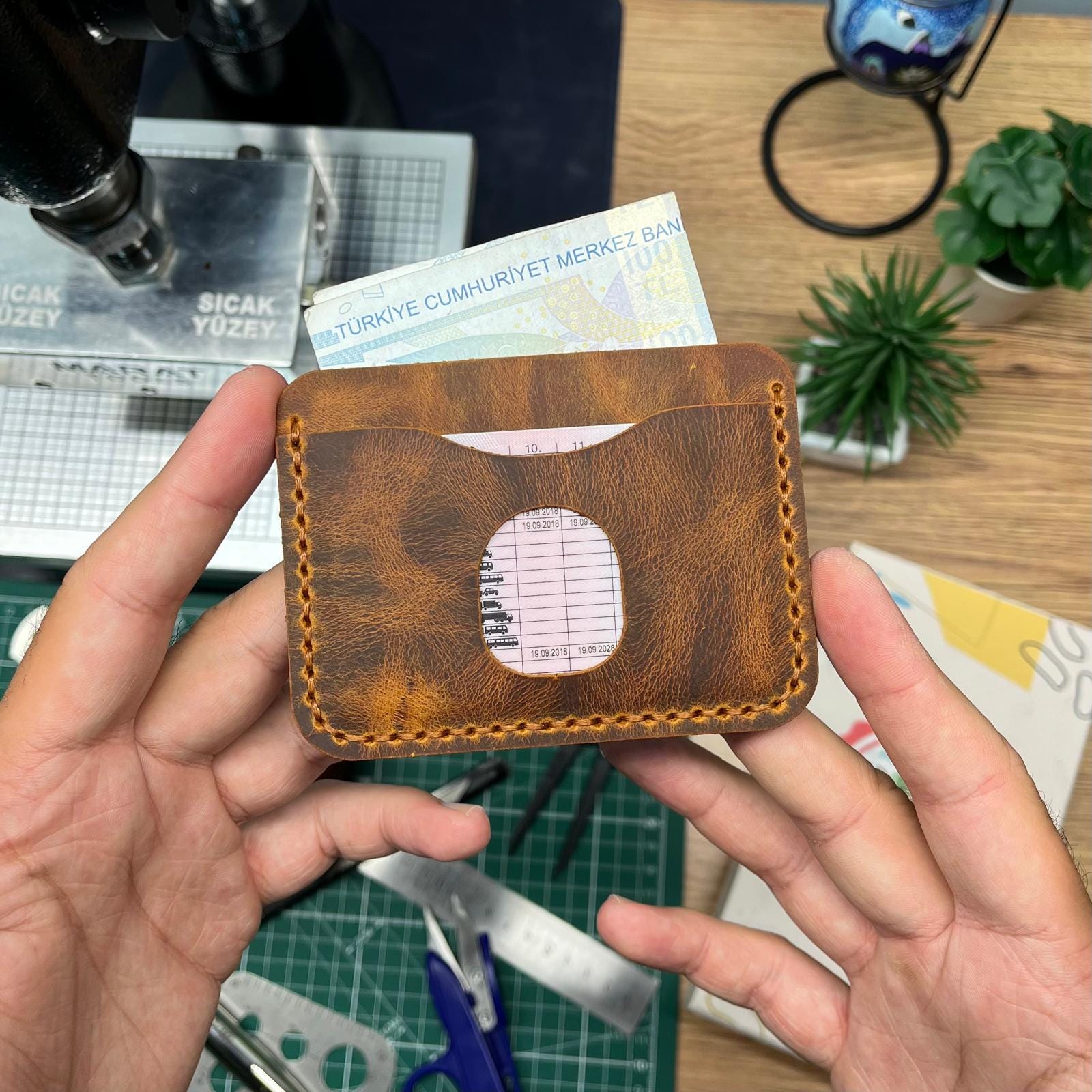 Leather Cardholder Template - PDF & SVG - Digital Download for DIY ...