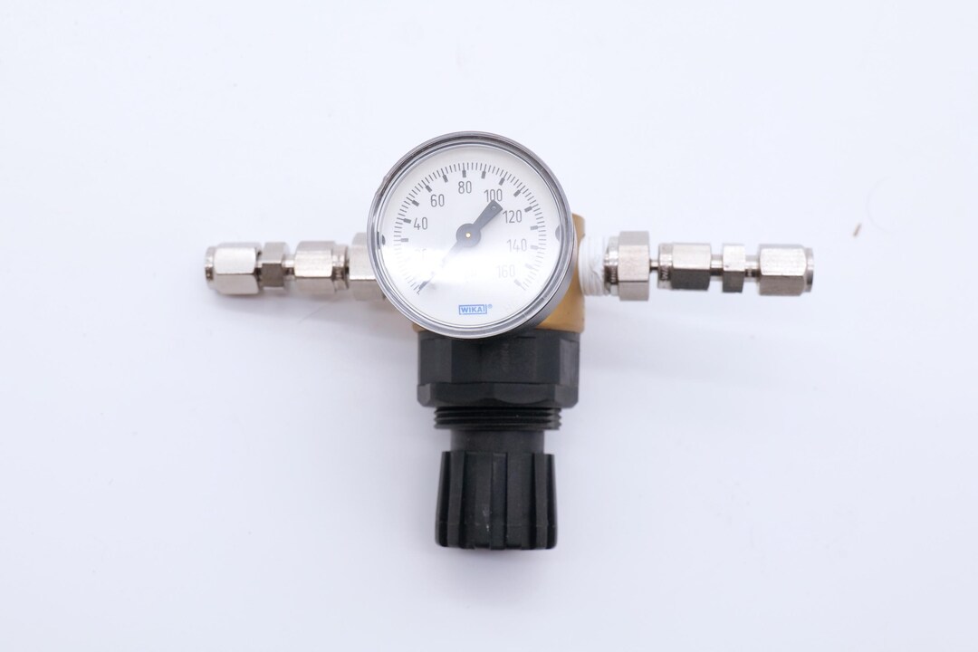 Vintage Wika Pressure Regulator Assembly 0-160 Psi With Ss Fittings - Etsy