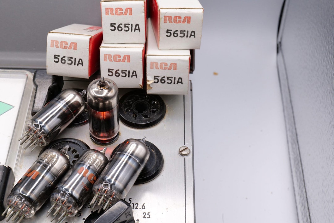 Rca 5651a Voltage Regulator Tubes Nos Open Box Lot of 5 Tested Good - Etsy