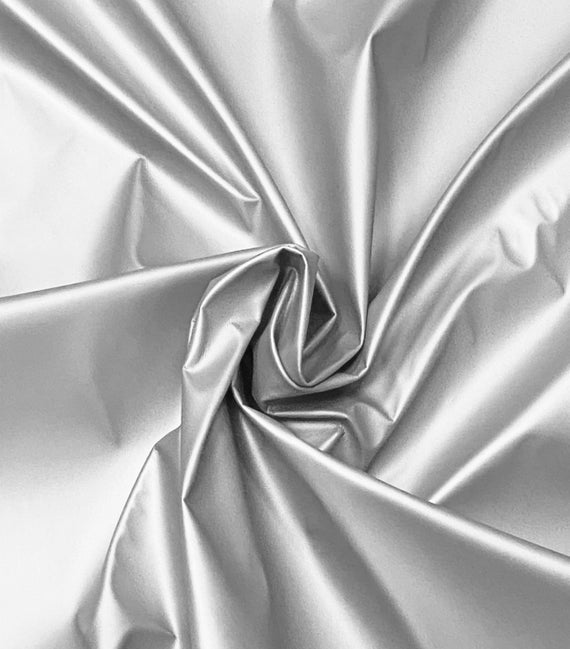 Silver Soft Faux Leather Fabric Stretch Smooth Matt Matte - Etsy UK