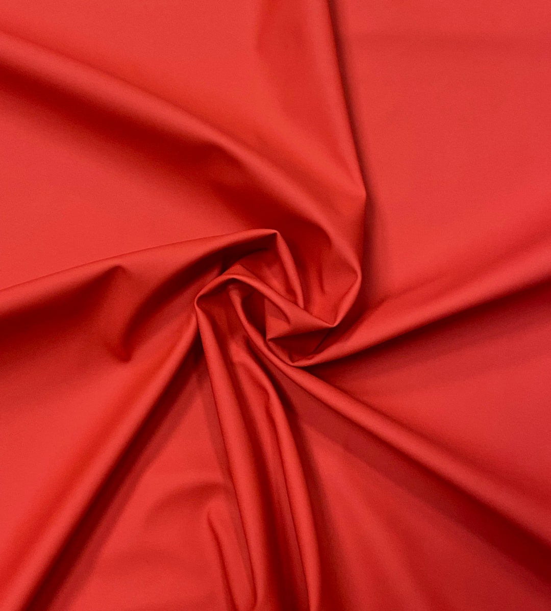 Red Soft Faux Leather Fabric Stretch Smooth Matt Matte Leatherette ...
