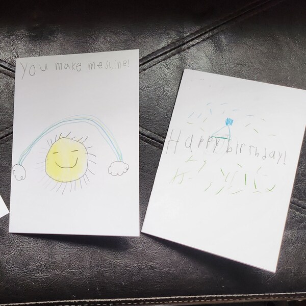 Hand Drawn Cards - Etsy