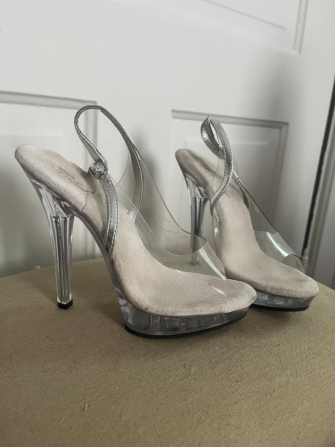 Fabuliscious Pleaser Sling Back Heels LIP-150 - Etsy