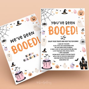 You've Been Booed Printable We've Been Booed Sign and Instruction ...