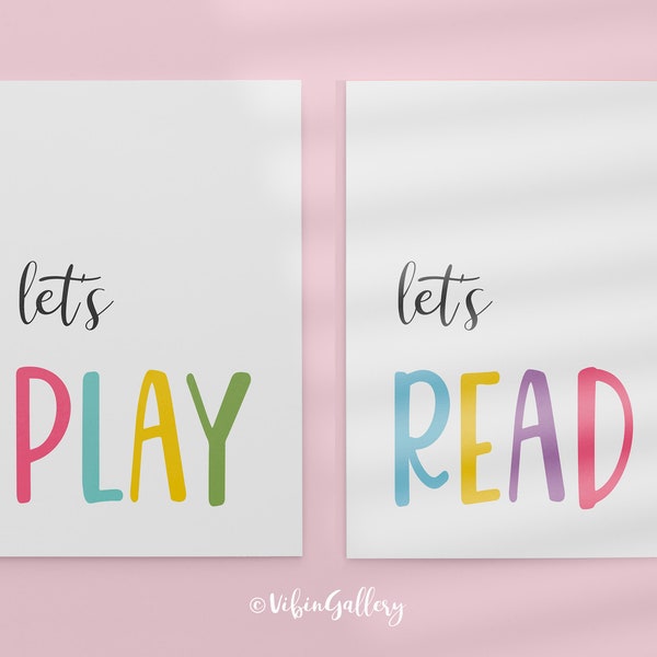 Lets Read Sign - Etsy