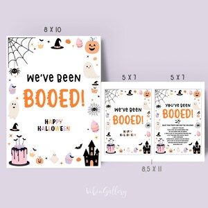 You've Been Booed Printable We've Been Booed Sign and Instruction ...