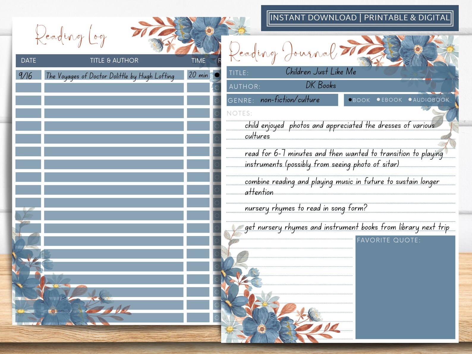 Montessori Lesson Planner | Printable + Digital Planner | Homeschool ...