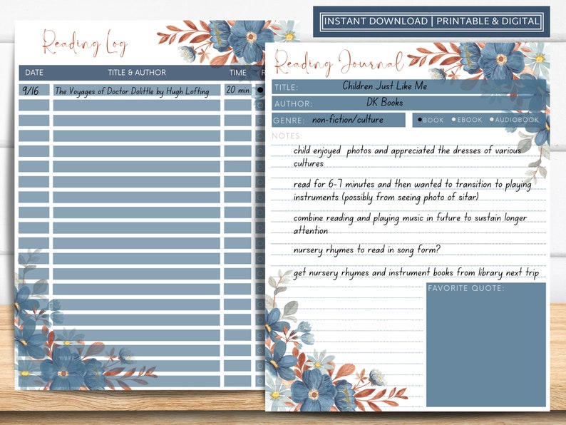 Montessori Lesson Planner | Printable + Digital Planner | Homeschool ...