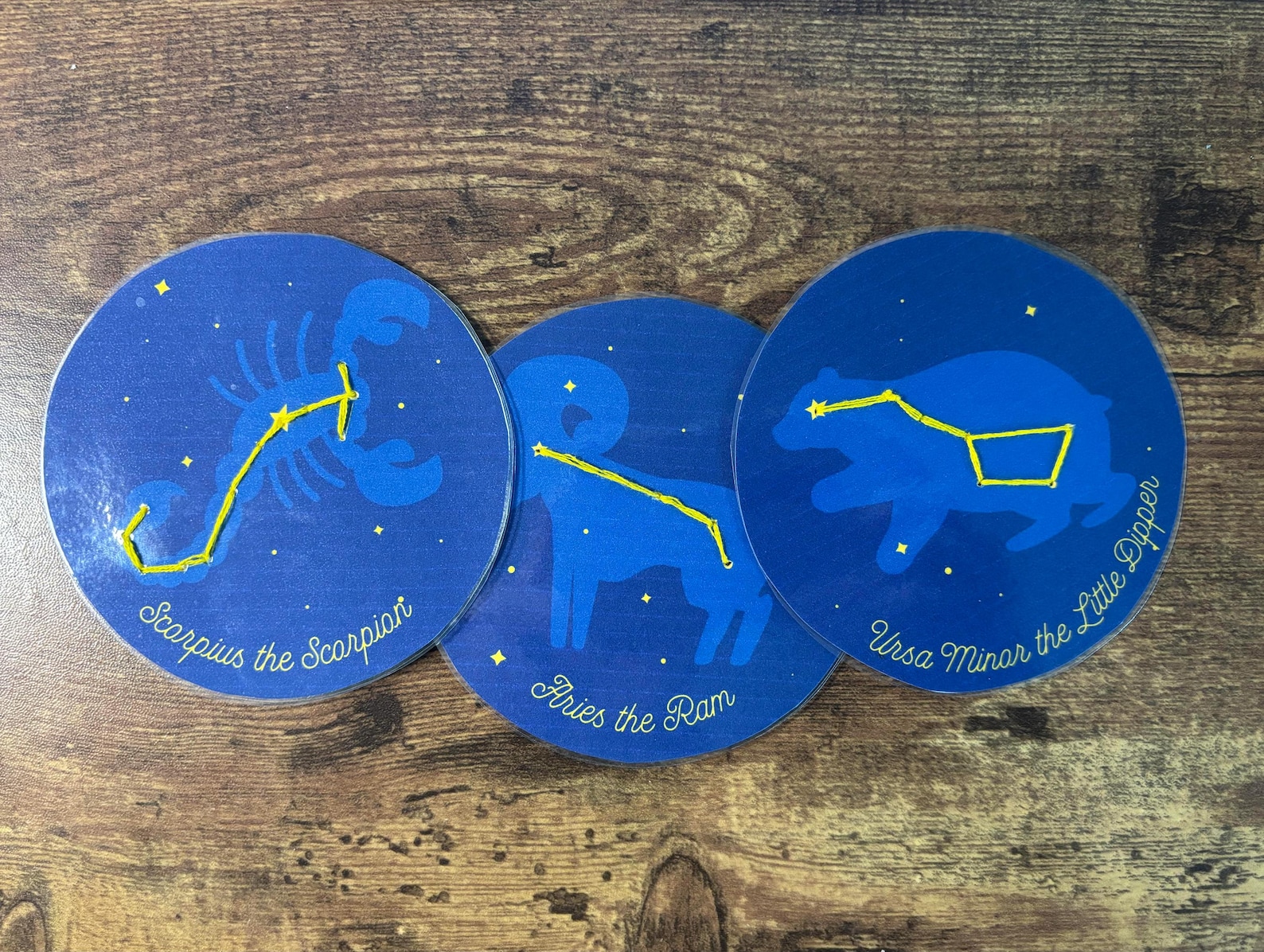 Constellation Sewing Cards Printable Bundle | 10 Constellations for ...
