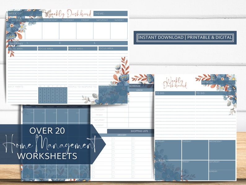 Montessori Lesson Planner | Printable + Digital Planner | Homeschool ...