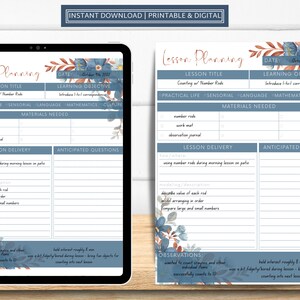 Montessori Lesson Planner | Printable & Digital Homeschool Planner ...