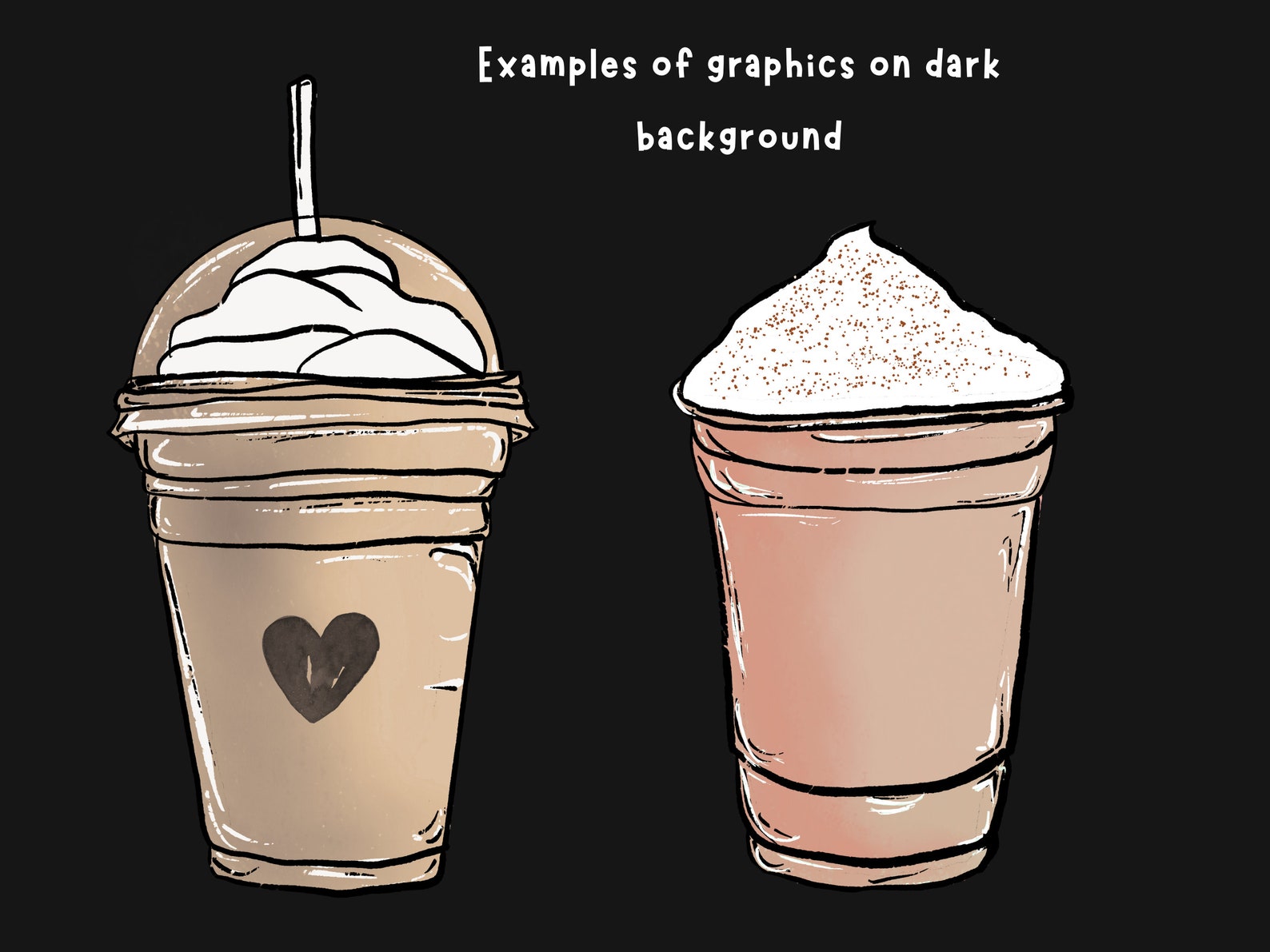 Coffee Shop Clipart, Coffee Cup Clipart, Coffee Clipart, Iced Coffee ...