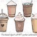 Coffee Shop Clipart, Coffee Cup Clipart, Coffee Clipart, Iced Coffee ...
