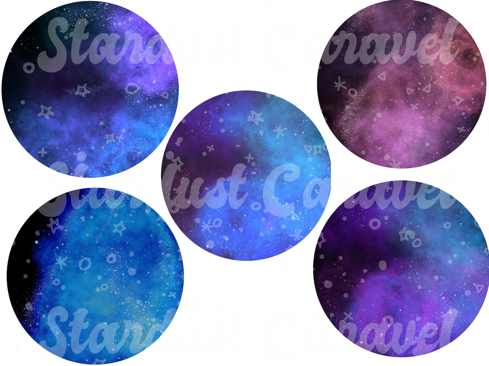Galaxy Clip Art, Solar System Clipart, Outer Space Clipart, Digital ...