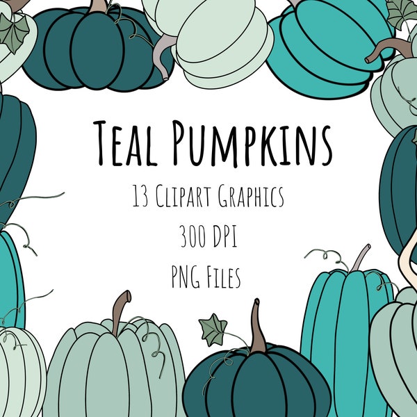 Teal Pumpkin - Etsy