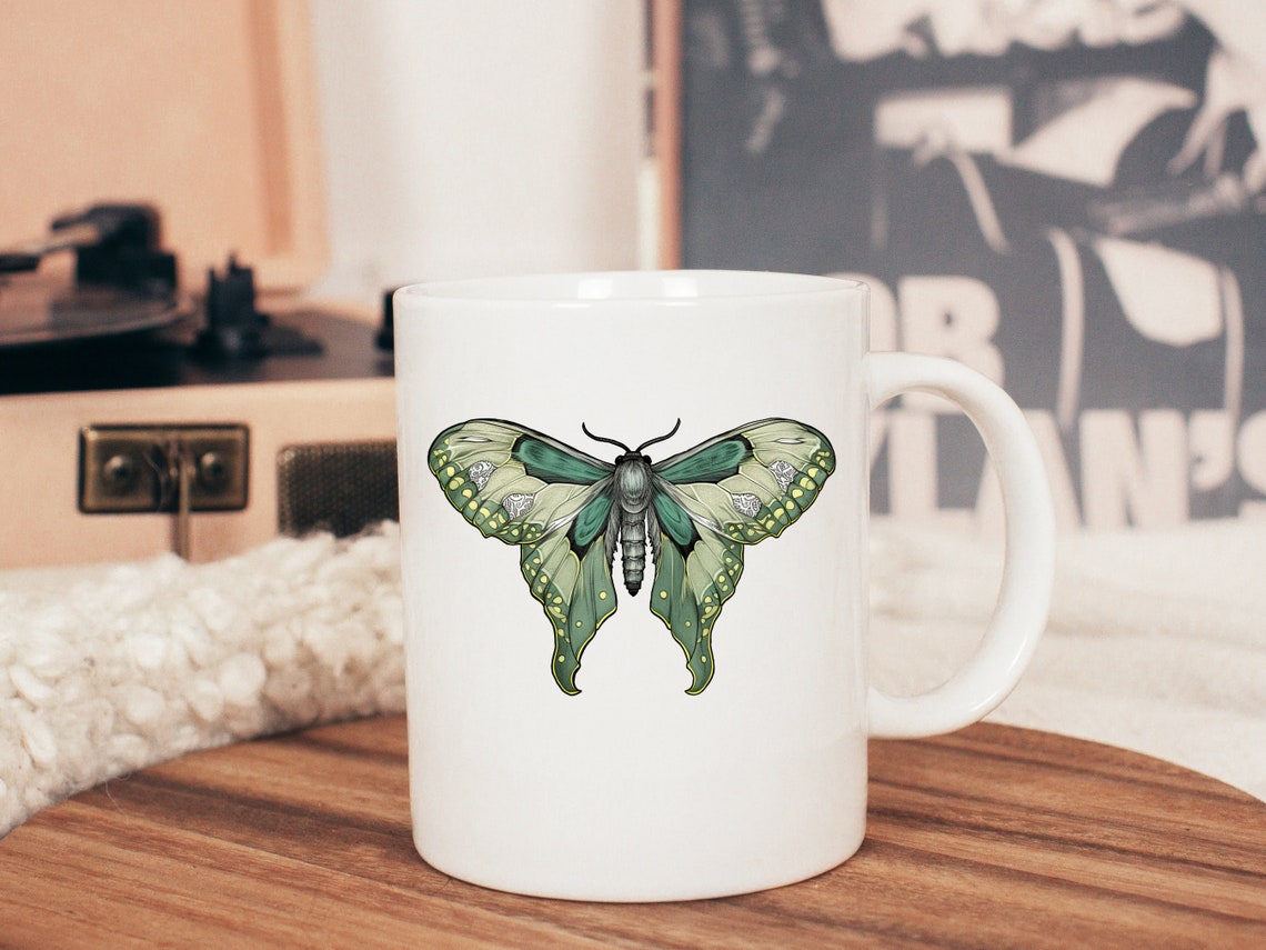 Lunar Moth PNG, Wiccan PNG, Insect Png, Mystical Moth Clipart, Nature ...