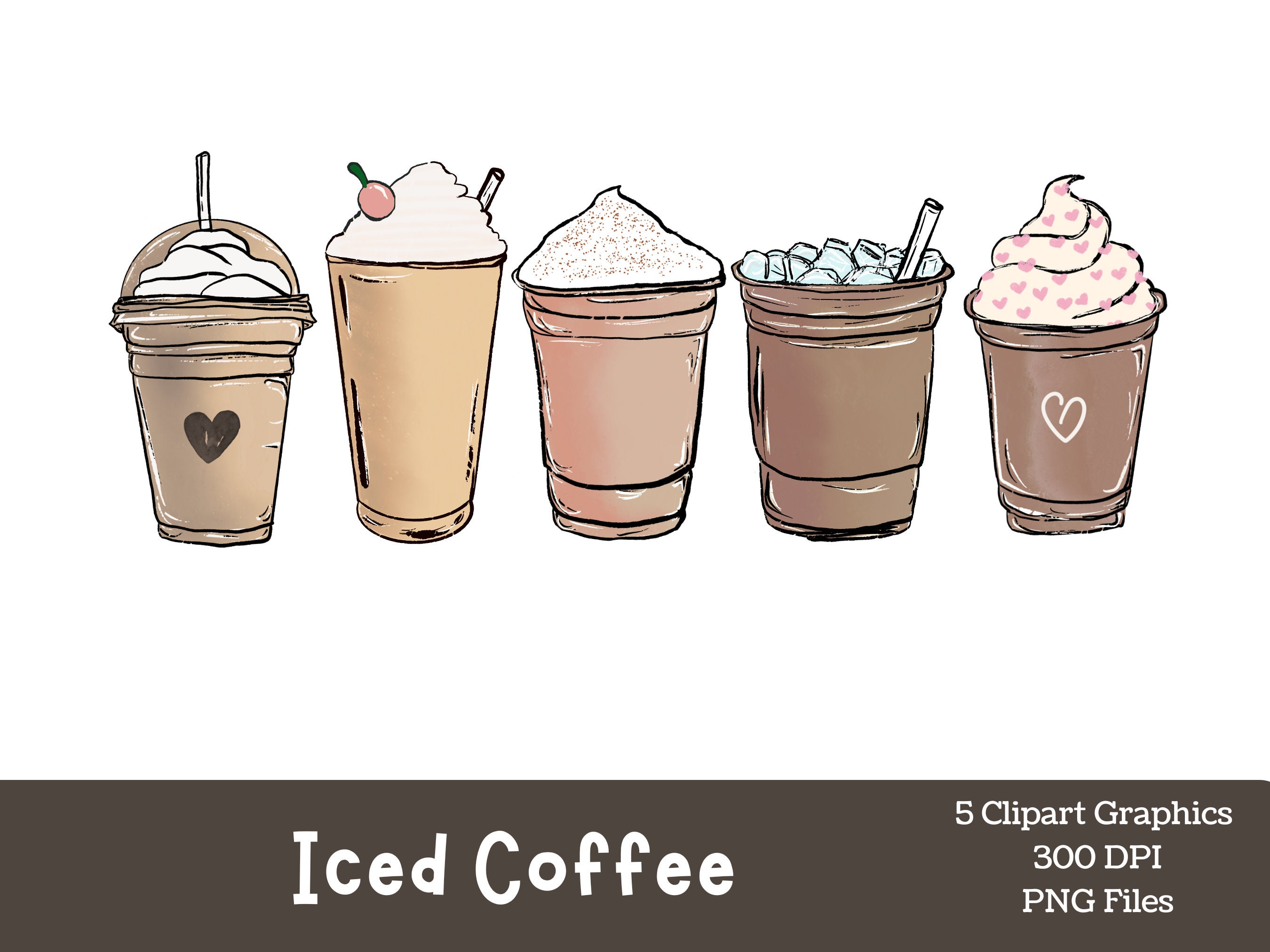 Iced Coffee Clip Art