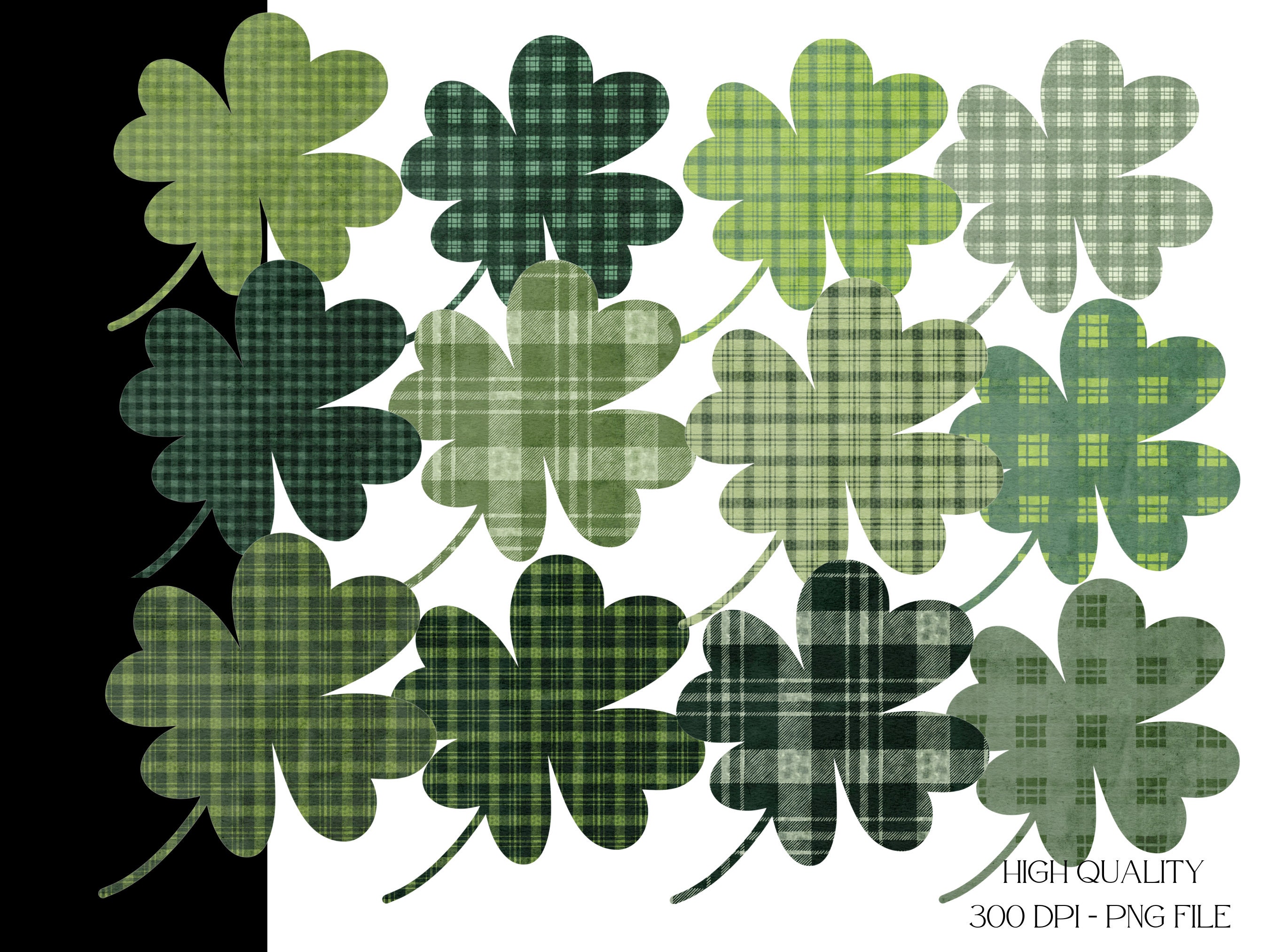 St Patricks Day Clipart, Shamrock Clipart, Four Leaf Clover Clipart ...