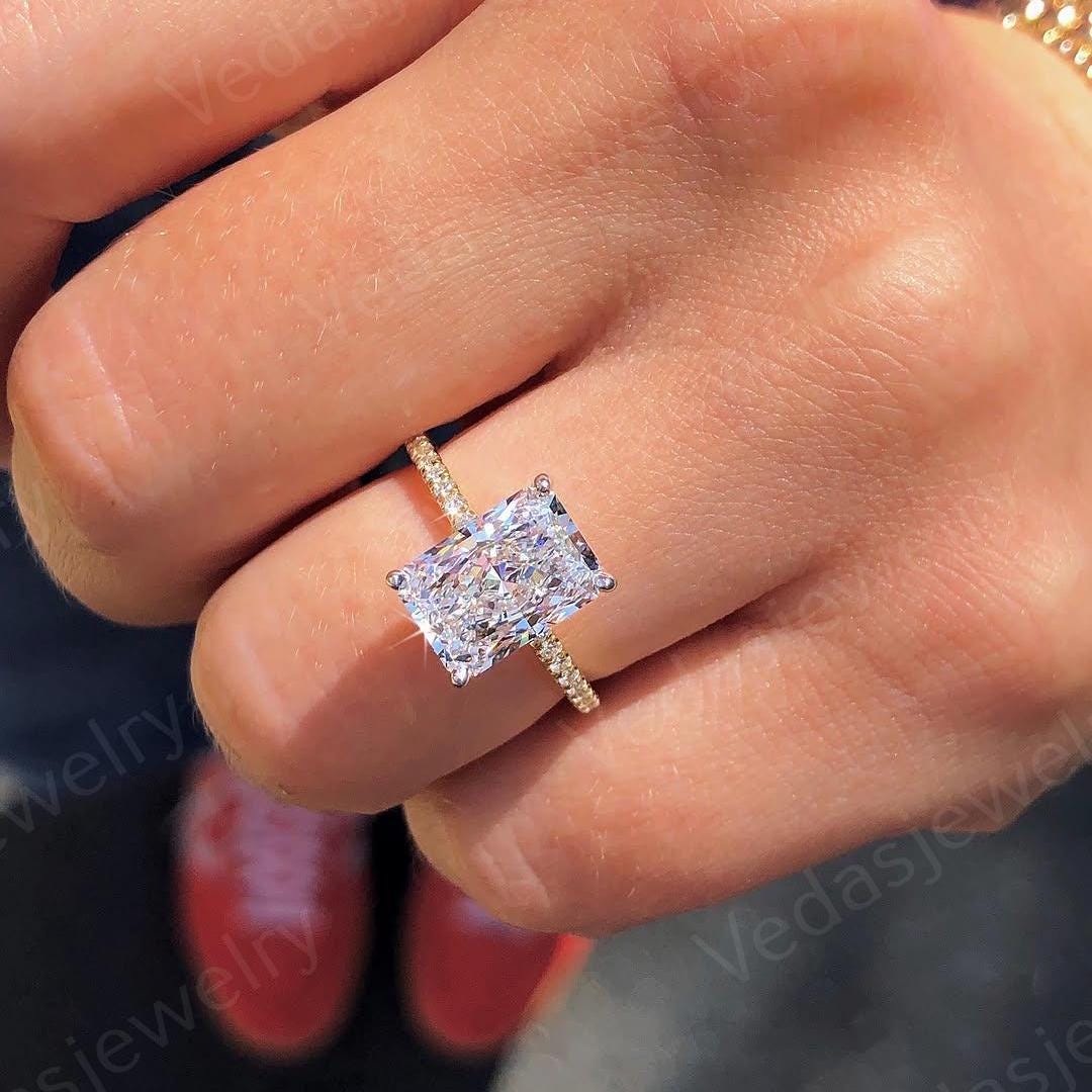 Radiant 3 Carat IGI Certified E Color VS1 Clarity Lab Grown Diamond ...