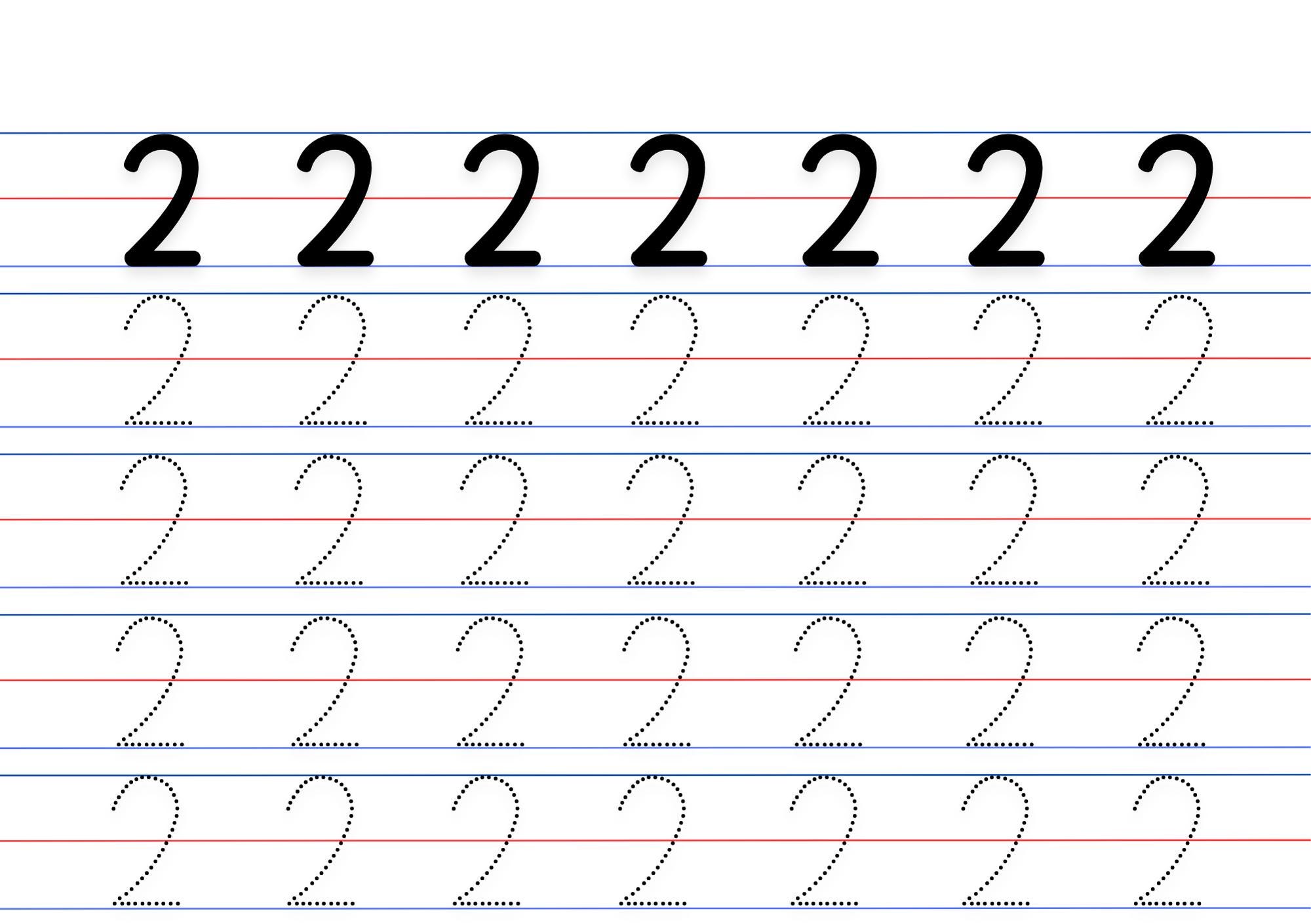 Numbers Tracing Pad for Kids - Etsy