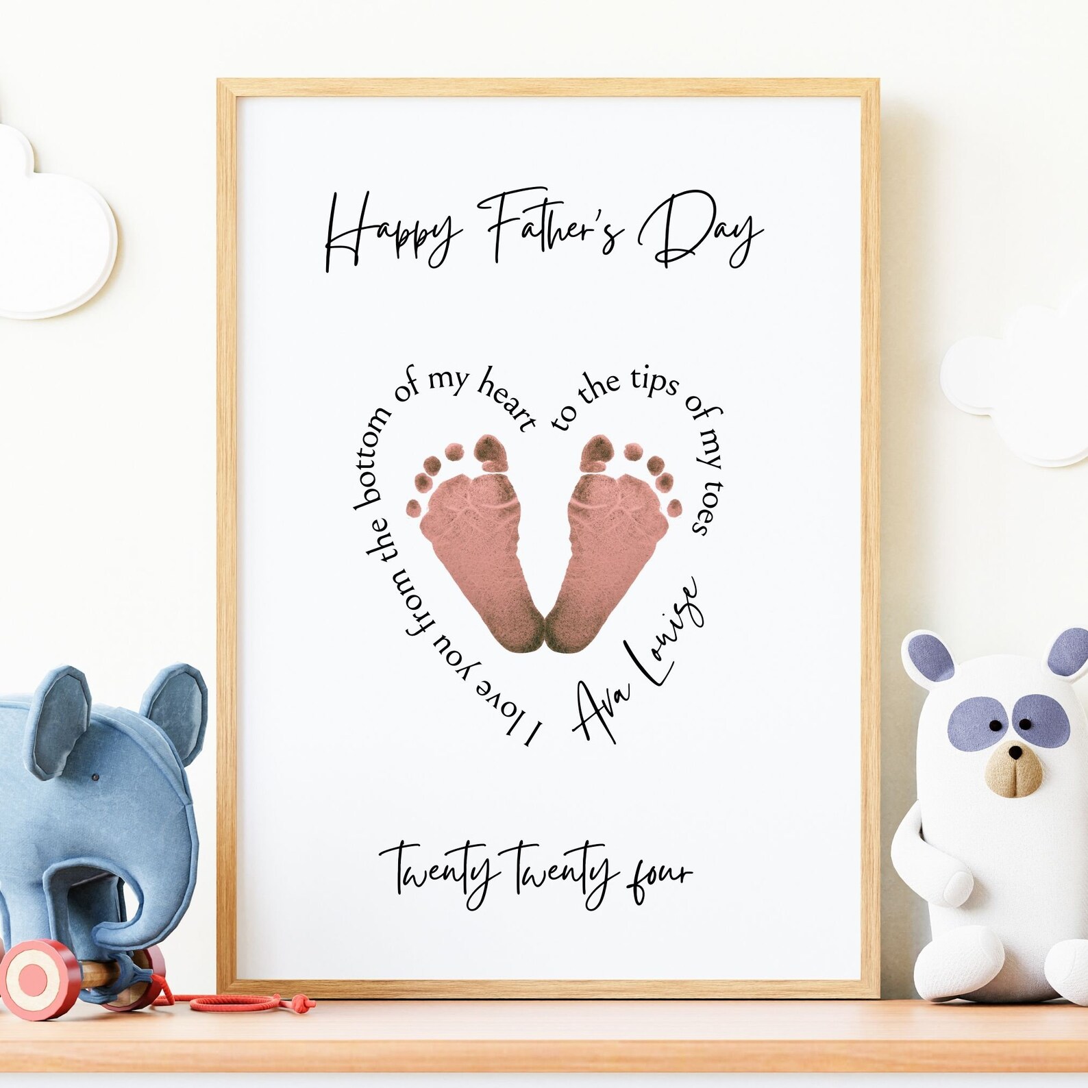 I Love You From the Tips of My Toes to the Bottom of My Heart | Father ...