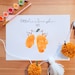 Happy Father's Day Personalised Footprint Rocket Card: DIY Handmade ...