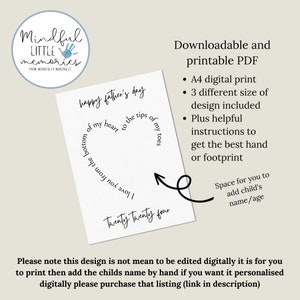 I Love You From the Tips of My Toes to the Bottom of My Heart | Father ...