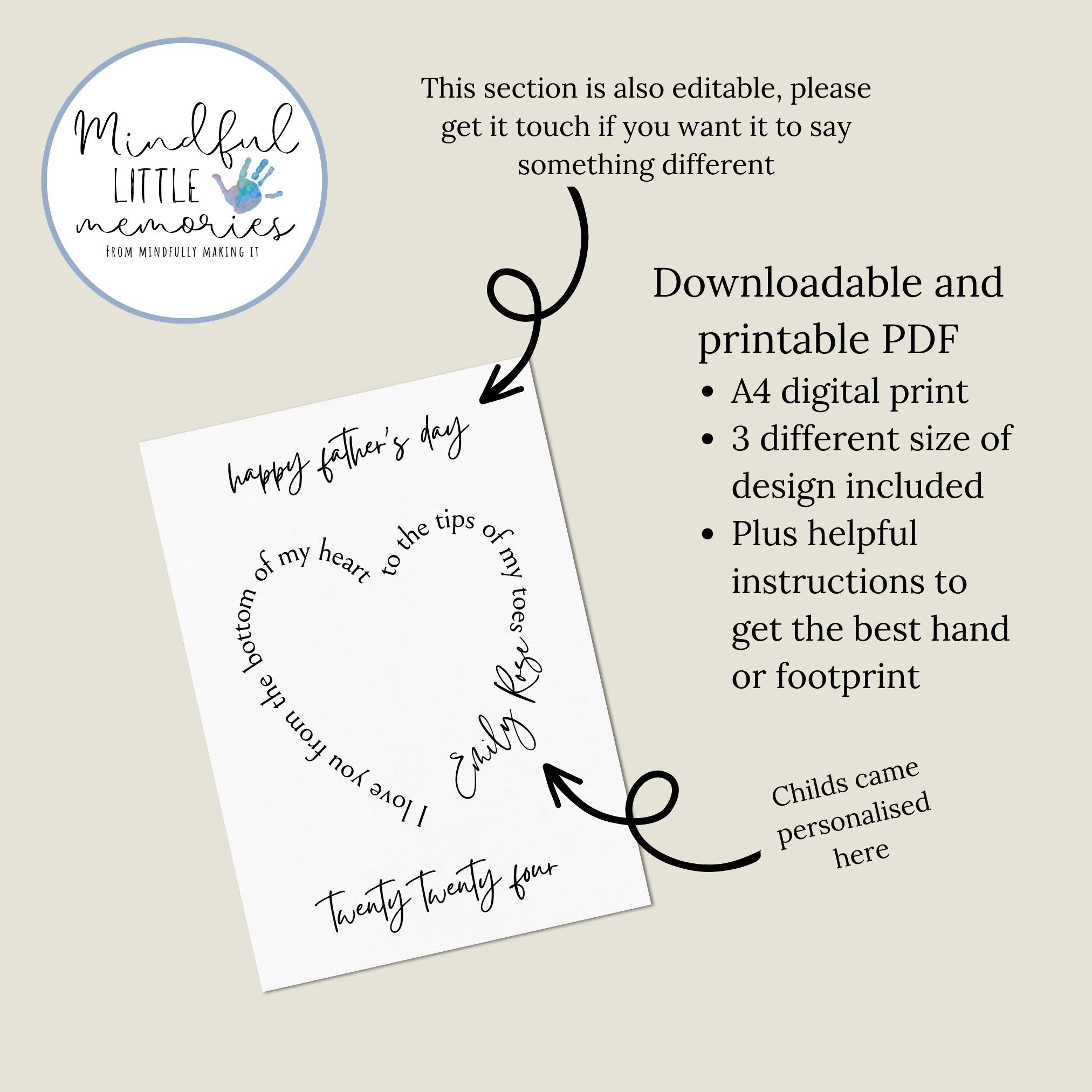 I Love You From the Tips of My Toes to the Bottom of My Heart | Father ...