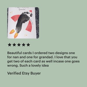 Happy Father's Day Personalised Footprint Rocket Card: DIY Handmade ...