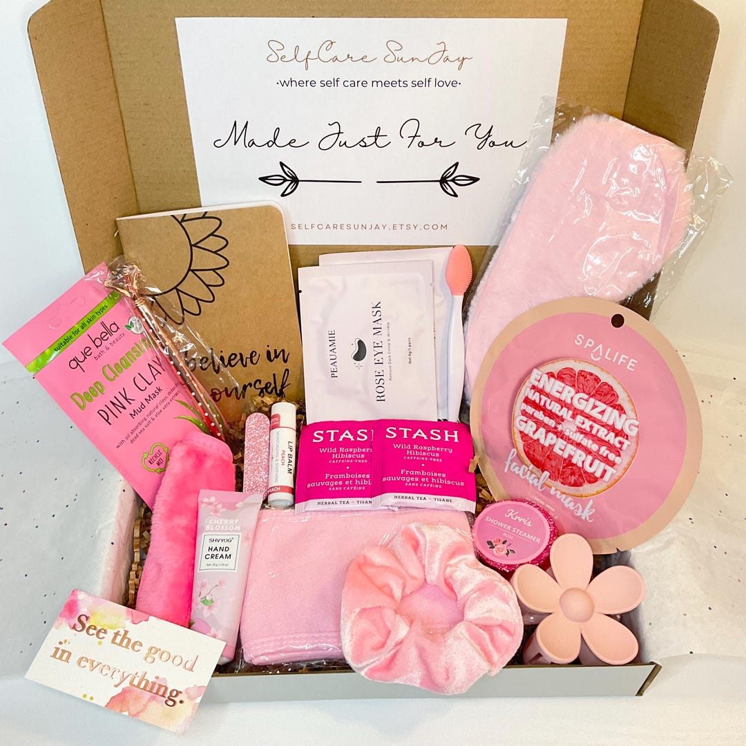 Teen Gift Box Self Care Gift Basket Birthday Gift for Teenager Pamper ...