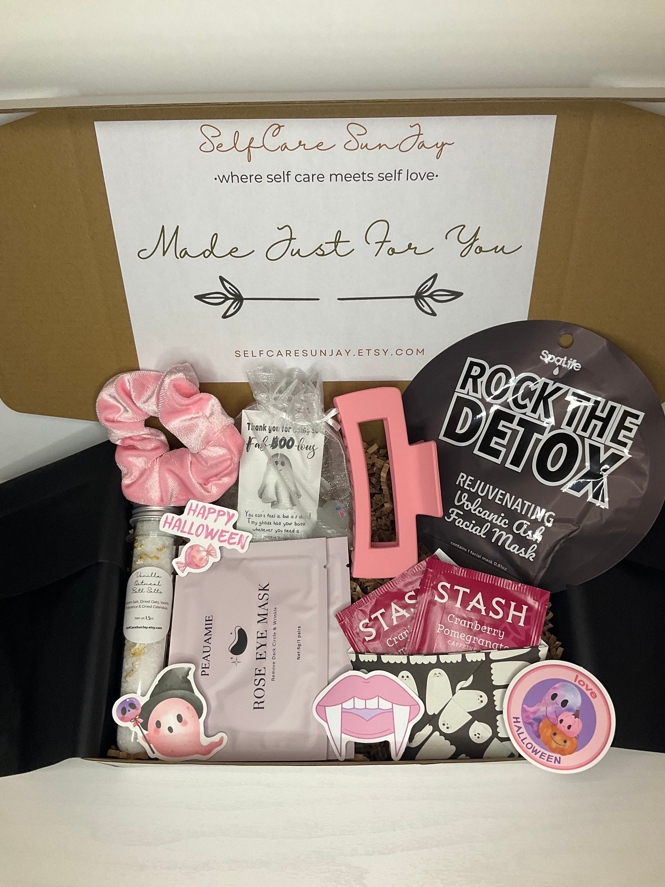 Personalized Halloween Gift Box for Tween Girl Boo Basket for Teen ...