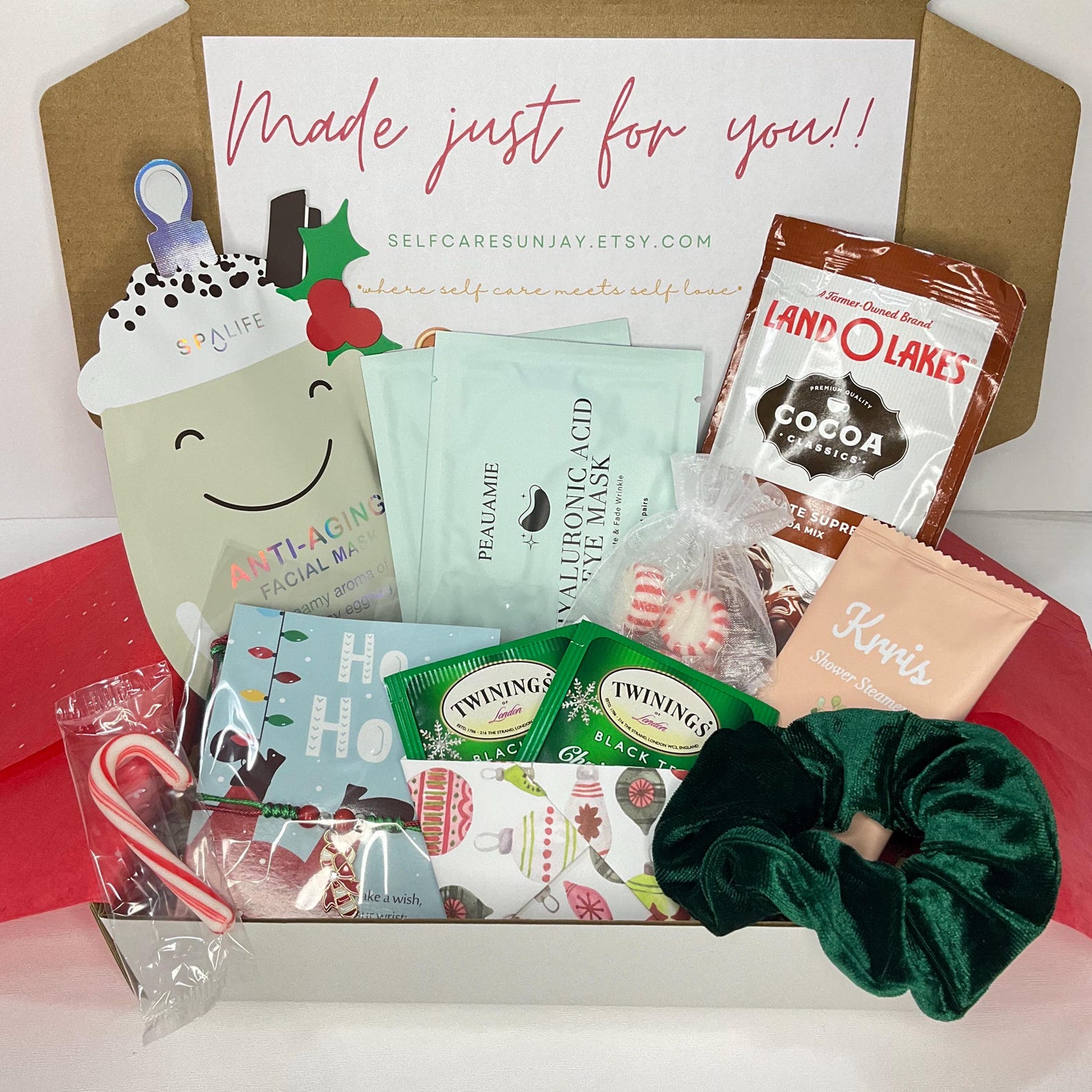 Personalized Christmas Gift Box for Tween Girl Burr Basket for Teen ...