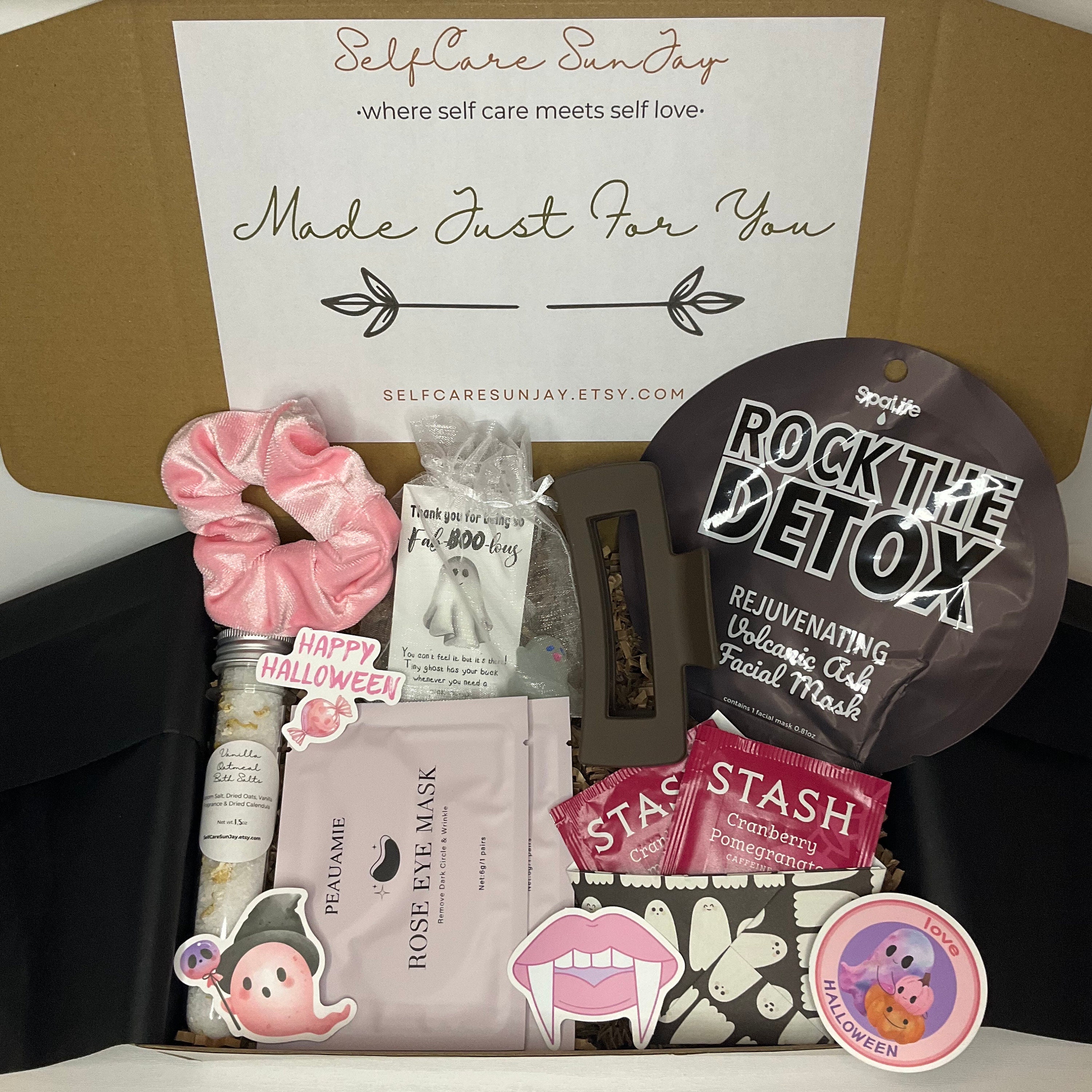 Personalized Halloween Gift Box for Tween Girl Boo Basket for Teen ...