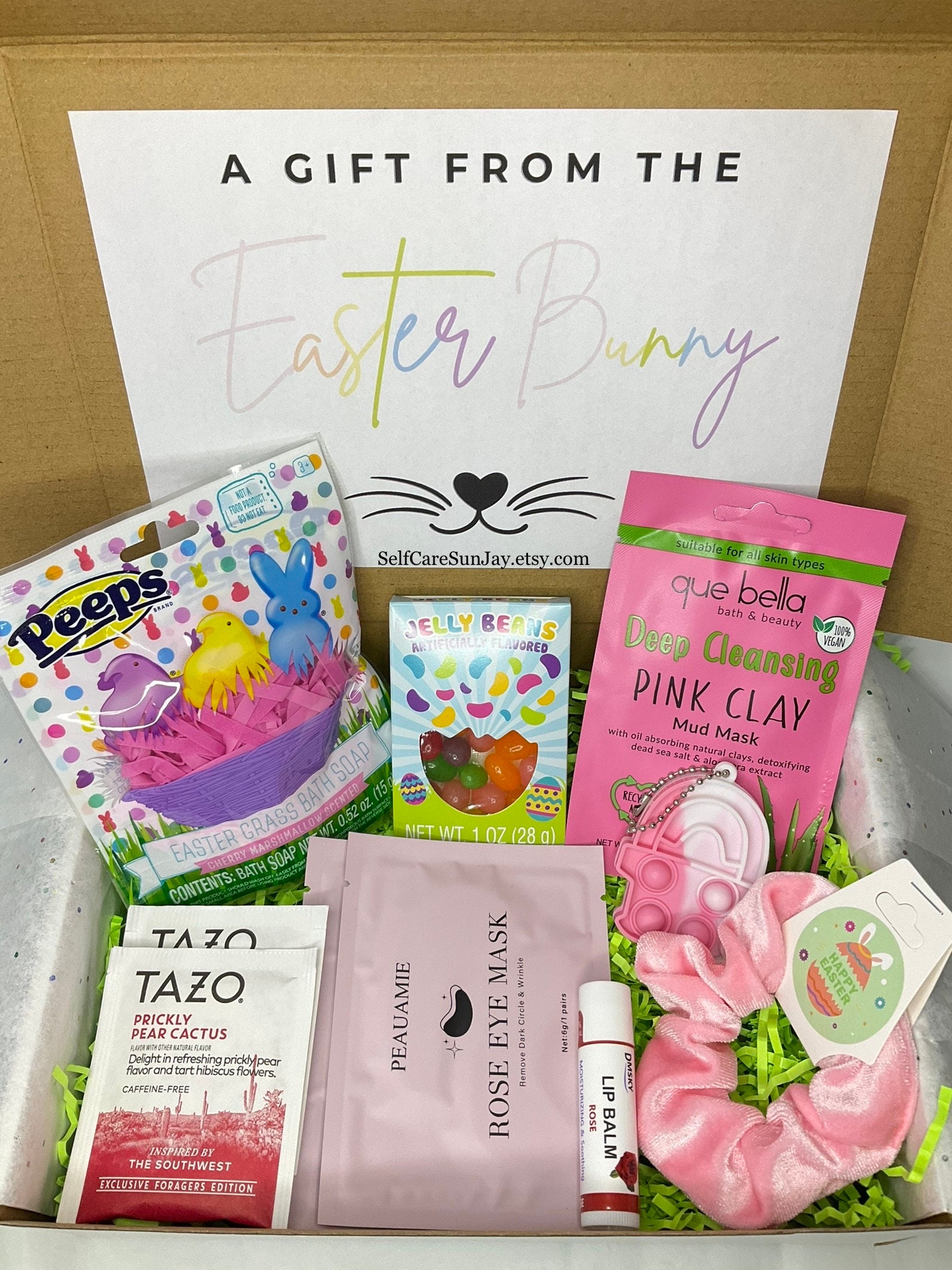 Personalized Easter Gift Box for Tween Girl Easter Basket for Teen ...
