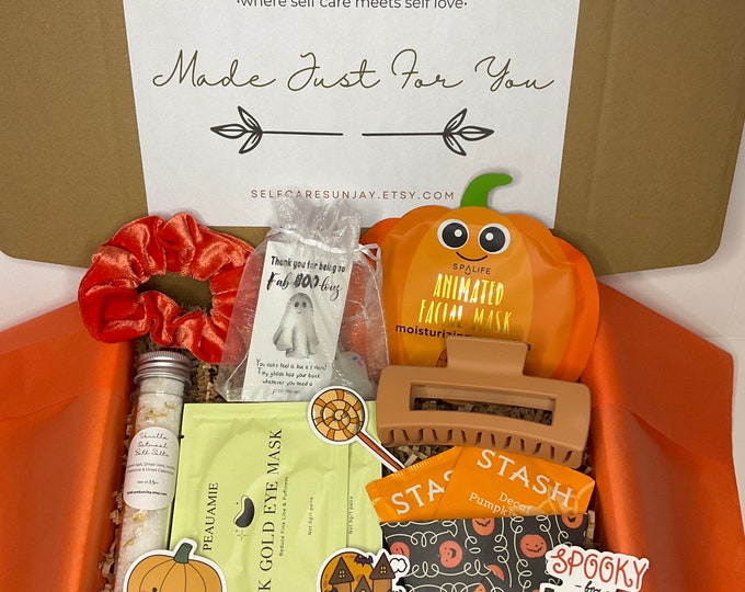 Personalized Halloween Gift Box for Tween Girl Boo Basket for Teen ...