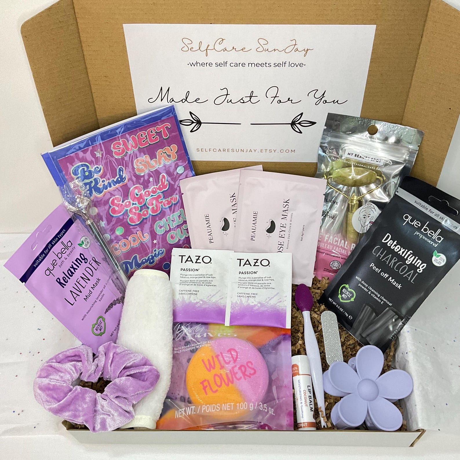 Preppy Teen Girl Gift Teenage Girl Pamper Box Preteen Gift Box Birthday ...