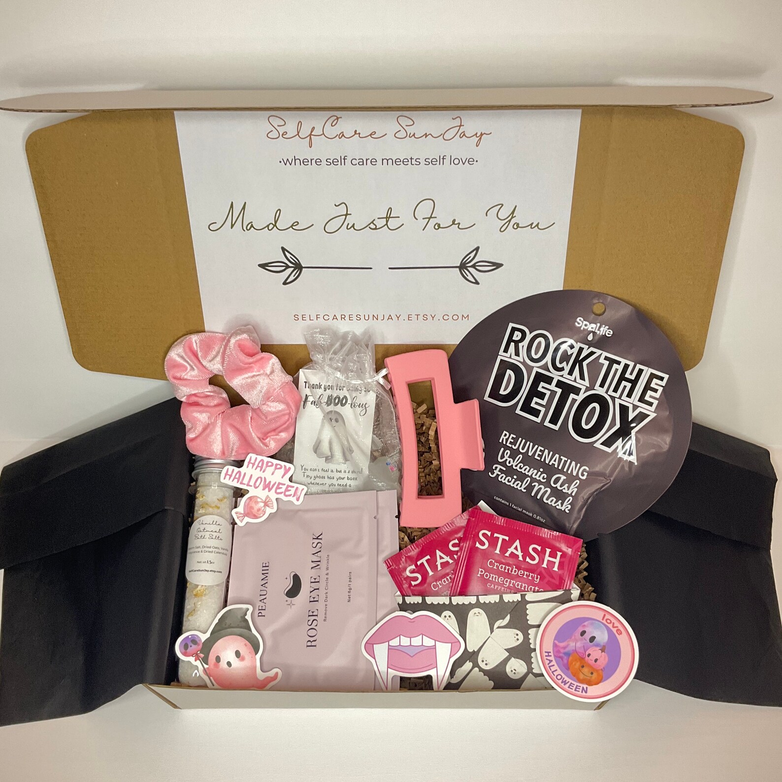 Personalized Halloween Gift Box for Tween Girl Boo Basket for Teen ...