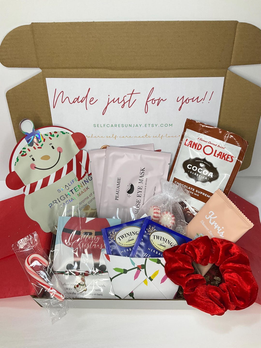 Personalized Christmas Gift Box for Tween Girl Burr Basket for Teen ...