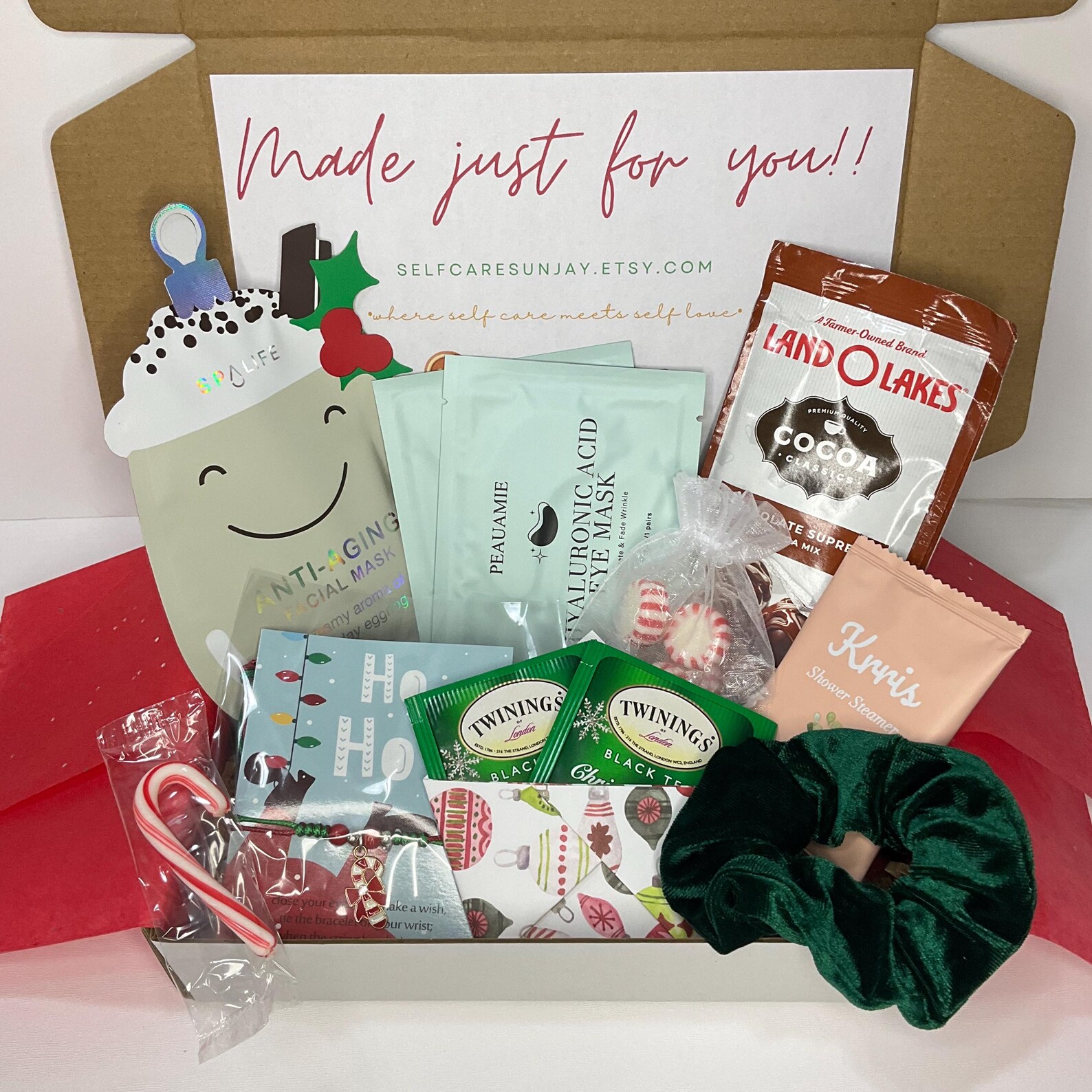 Personalized Christmas Gift Box for Tween Girl Burr Basket for Teen ...