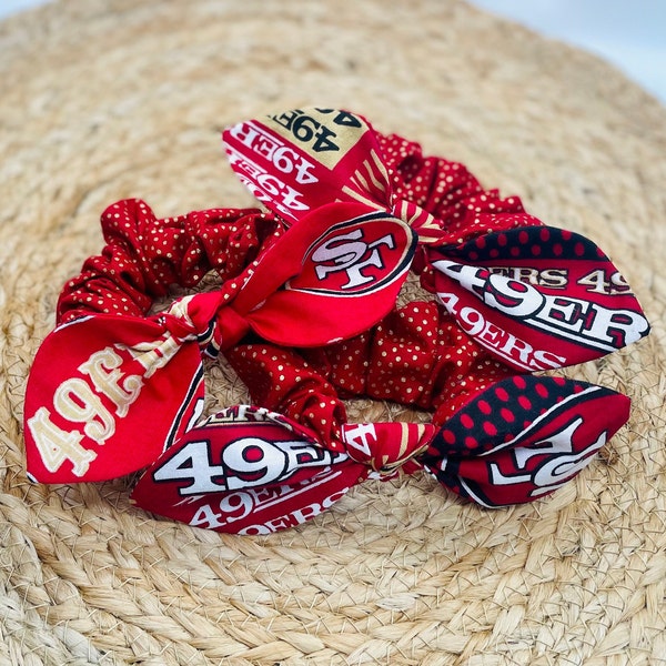 49ers Hair Bow - Etsy