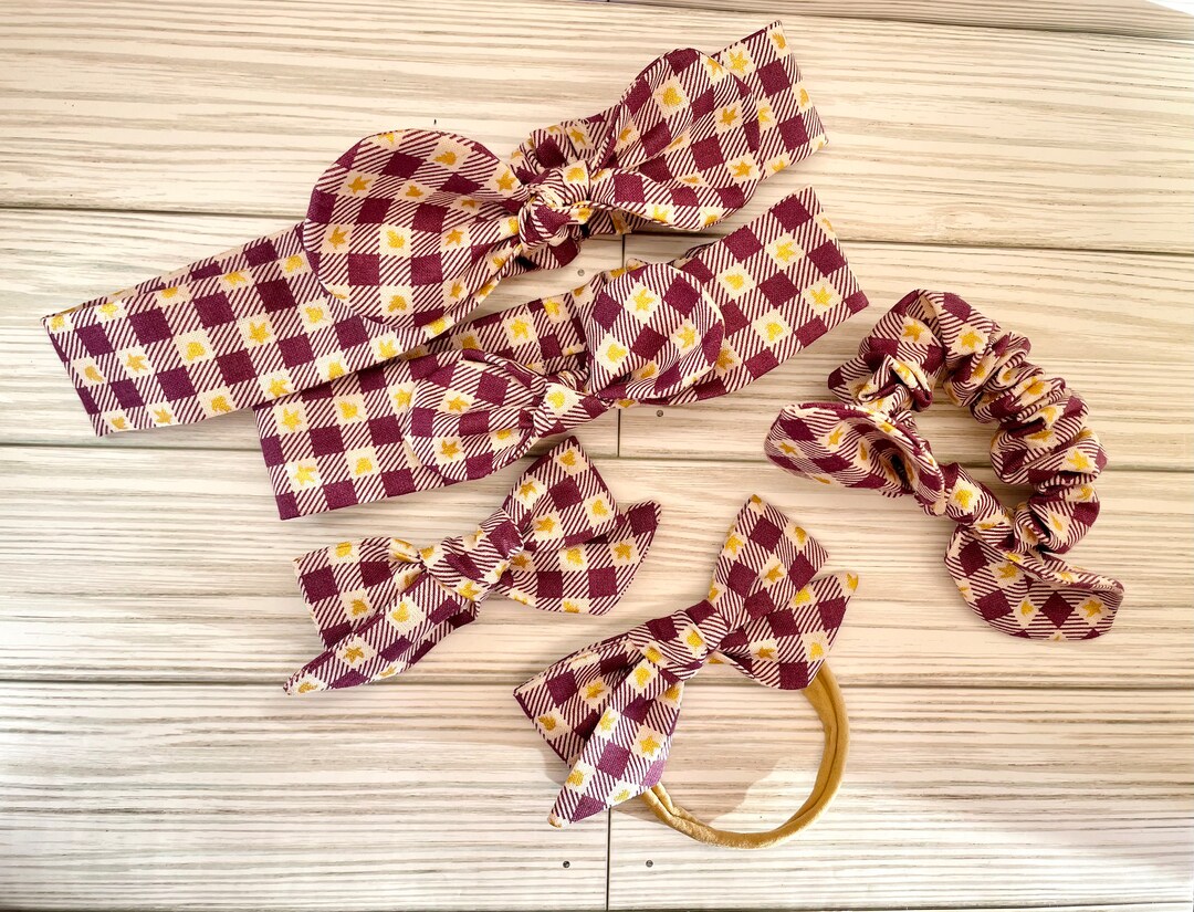 Fall Mommy and Me Bows-mom and Daughter Hair Bows Mama and - Etsy