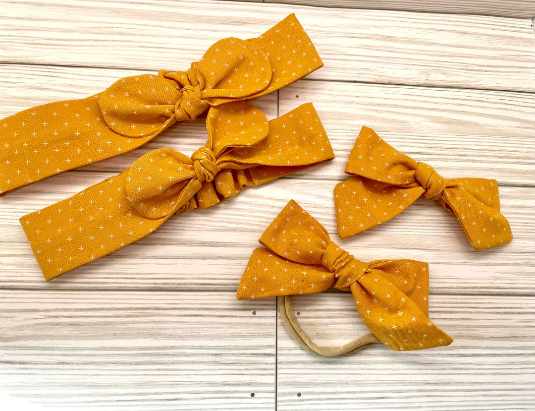 Fall Mommy and Me Bows-mom and Daughter Hair Bows- Mama and Mini ...