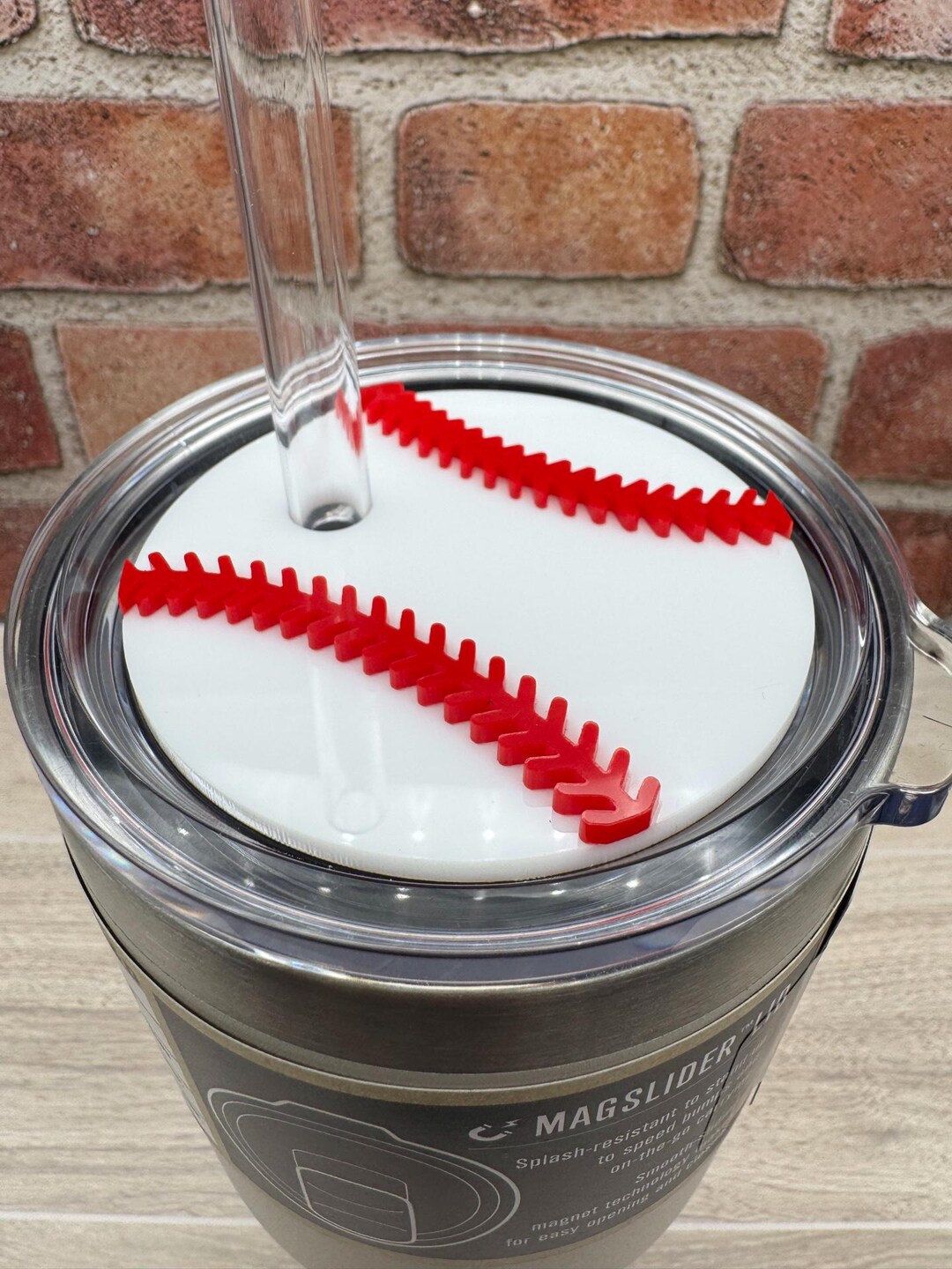 Softball Topper, Baseball Topper, Custom Name Accessory, Yeti Cup ...