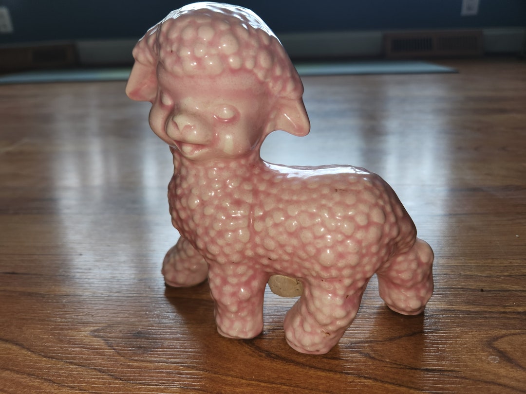 Antique Lamb Bank - Etsy