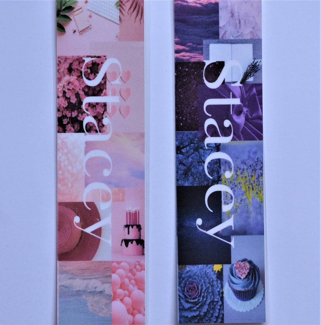 Signet fait à la main, signet personnalisé, signet imprimé, ensemble de ...