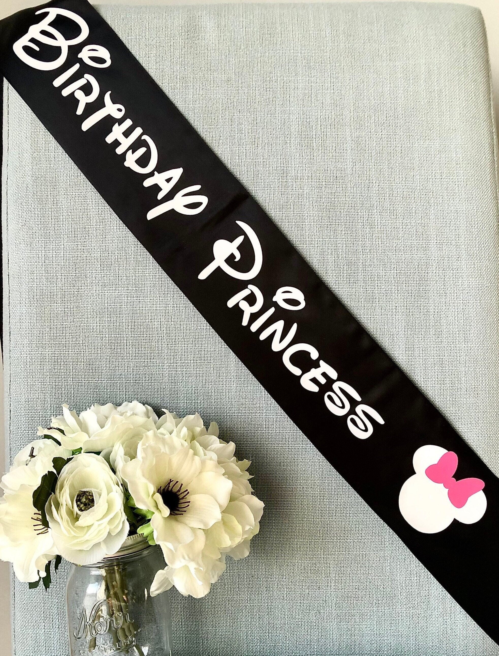 Mouse Inspired Birthday Sash Mouse Inspired Princess Sash - Etsy