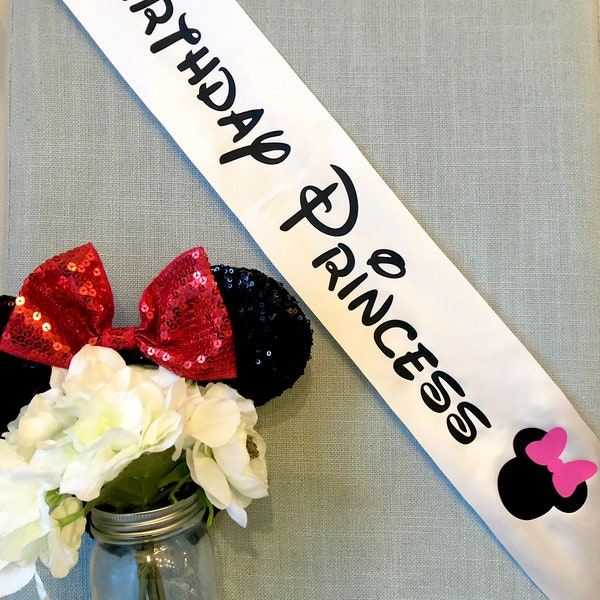 Princess Sash - Etsy