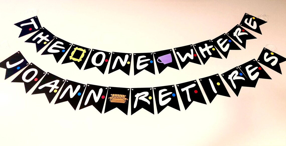 Custom Friends Theme Banner Friends Bridal Shower Banner | Etsy